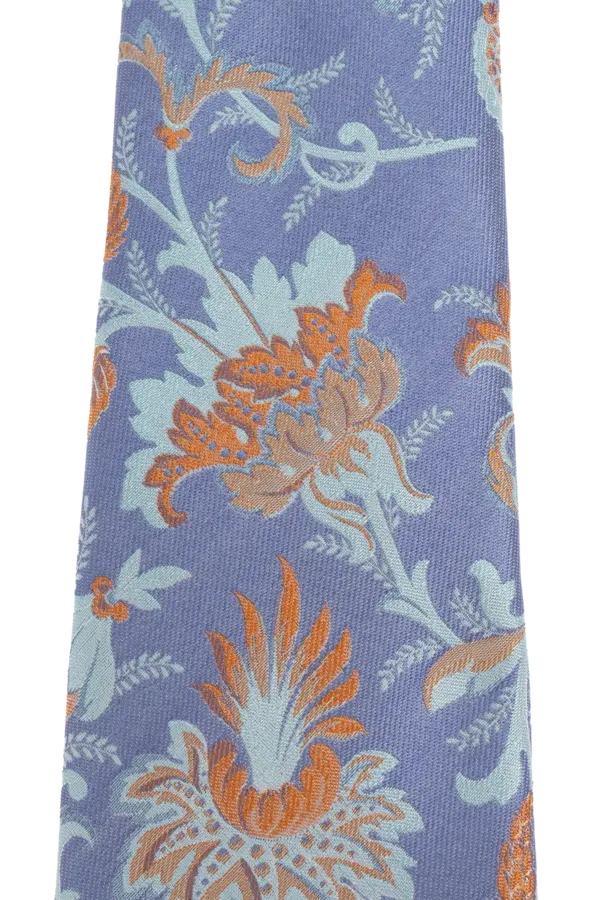 Etro Silk Neck Tie - Blue