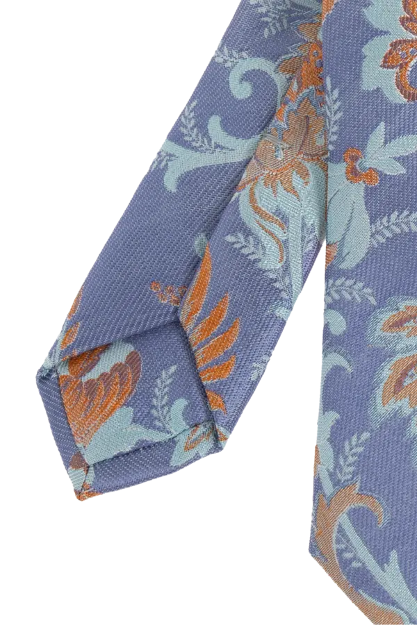 Etro Silk Neck Tie - Blue