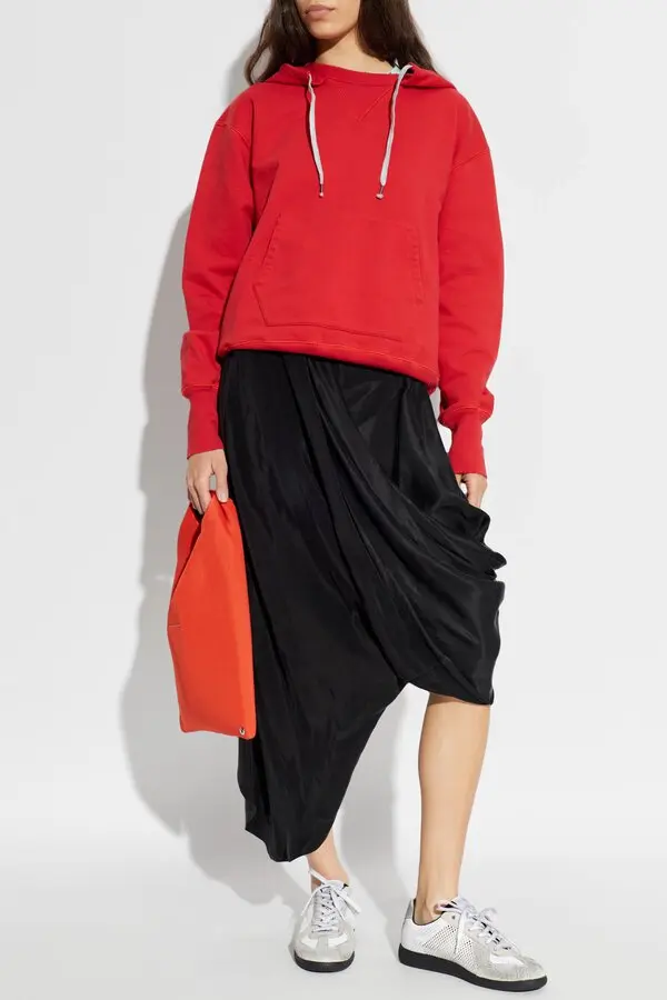 MAISON MARGIELA Hooded Sweatshirt - Red