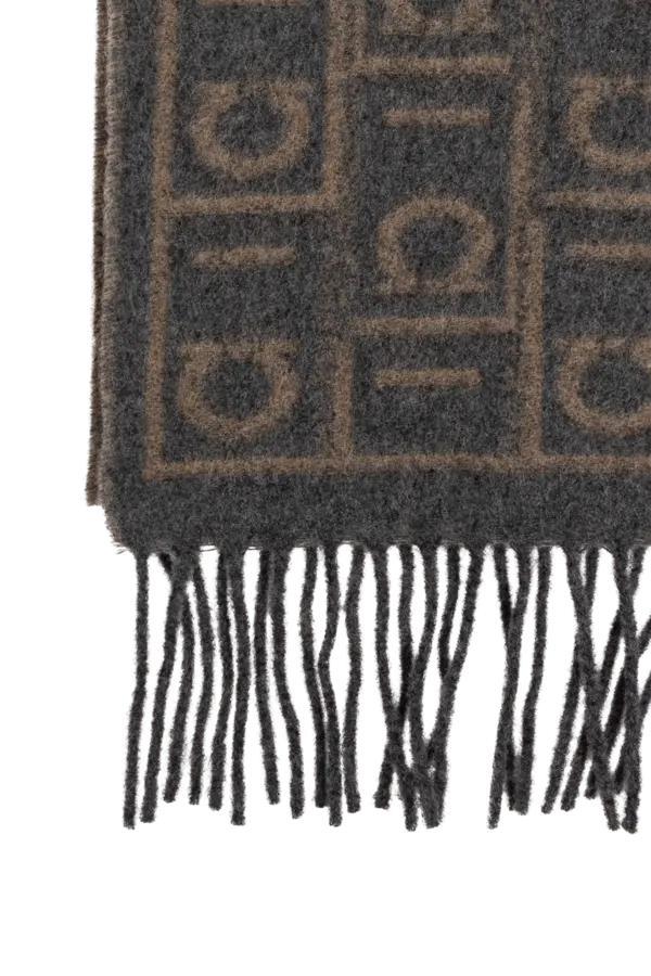 FERRAGAMO Cashmere Scarf - Grey