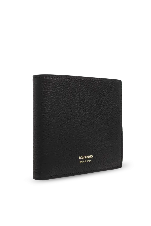 TOM FORD Leather Wallet With Logo - Black