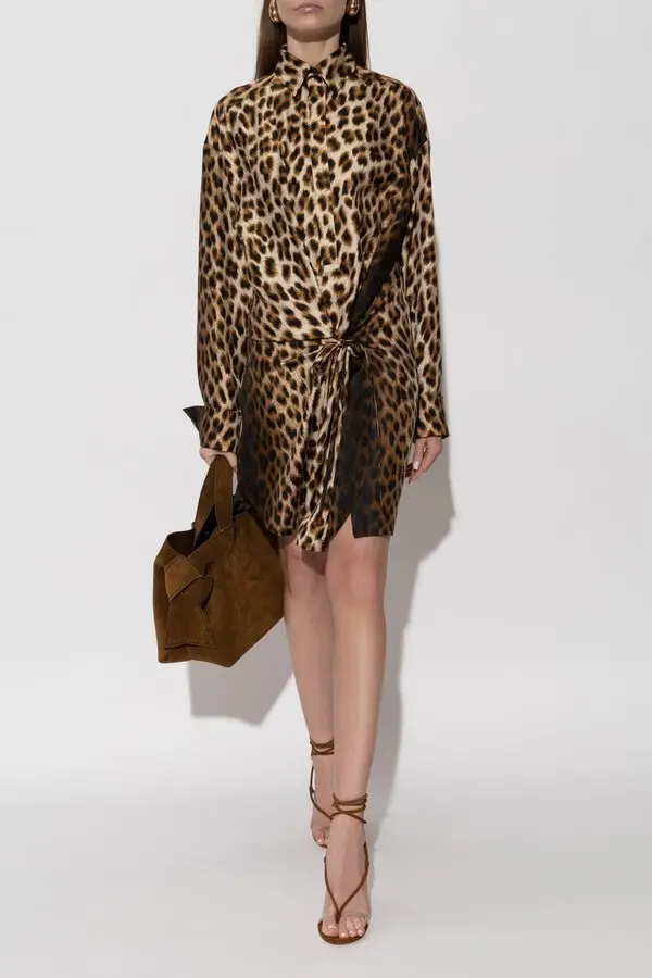 Sportmax Cinema Silk Shirt Dress