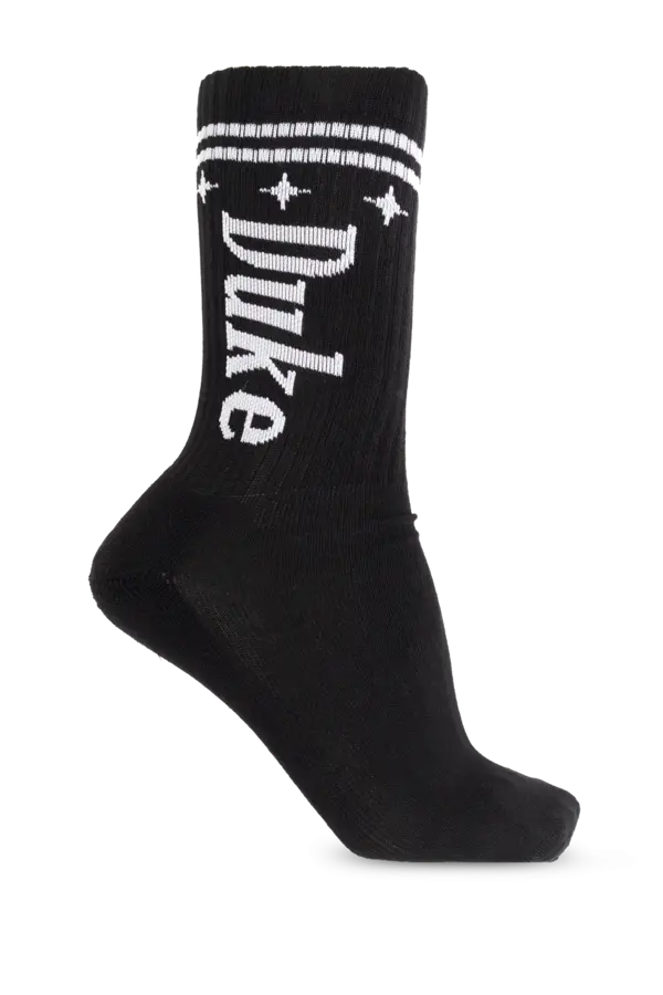 DUKE + DEXTER Logo Socks - Black