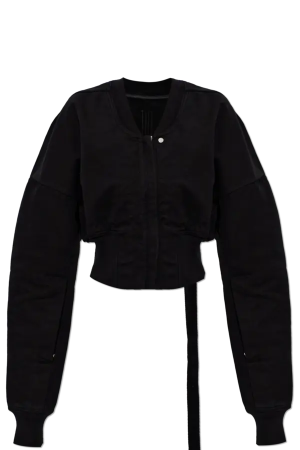 Rick Owens Short 'bomber' Jacket - Black