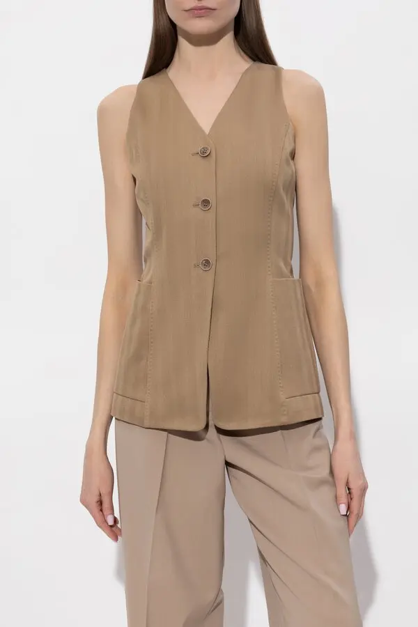 Max Mara Falla Vest - Beige