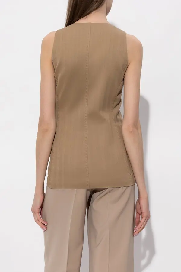 Max Mara Falla Vest - Beige