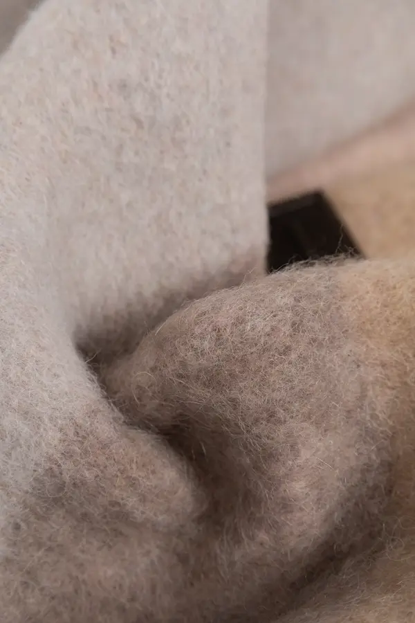 FERRAGAMO Wool Scarf - Beige