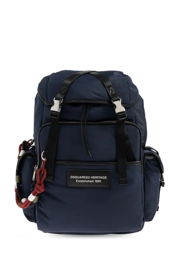 Dsquared2 Logo Backpack - Navy Blue