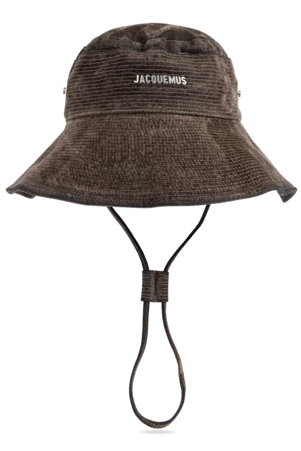 Jacquemus Corduroy Bucket Hat - Brown