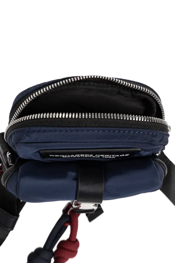 Dsquared2 Shoulder Bag With Logo - Black