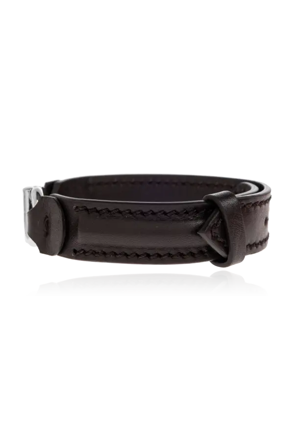 FERRAGAMO Bracelet With Logo - Brown