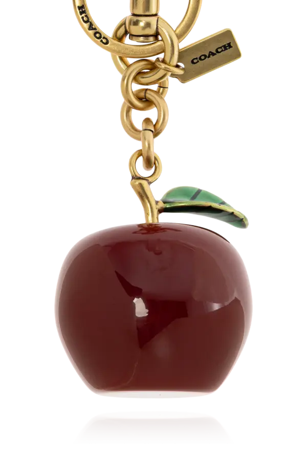 COACH Keychain With Charm - Red