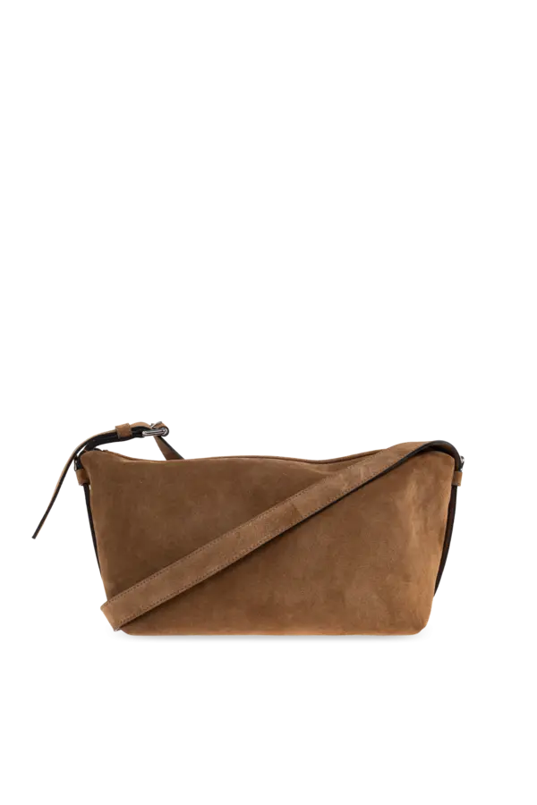 Moschino Suede Shoulder Bag - Brown