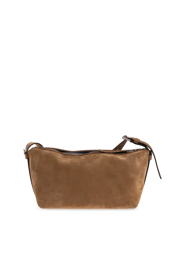 Moschino Suede Shoulder Bag - Brown