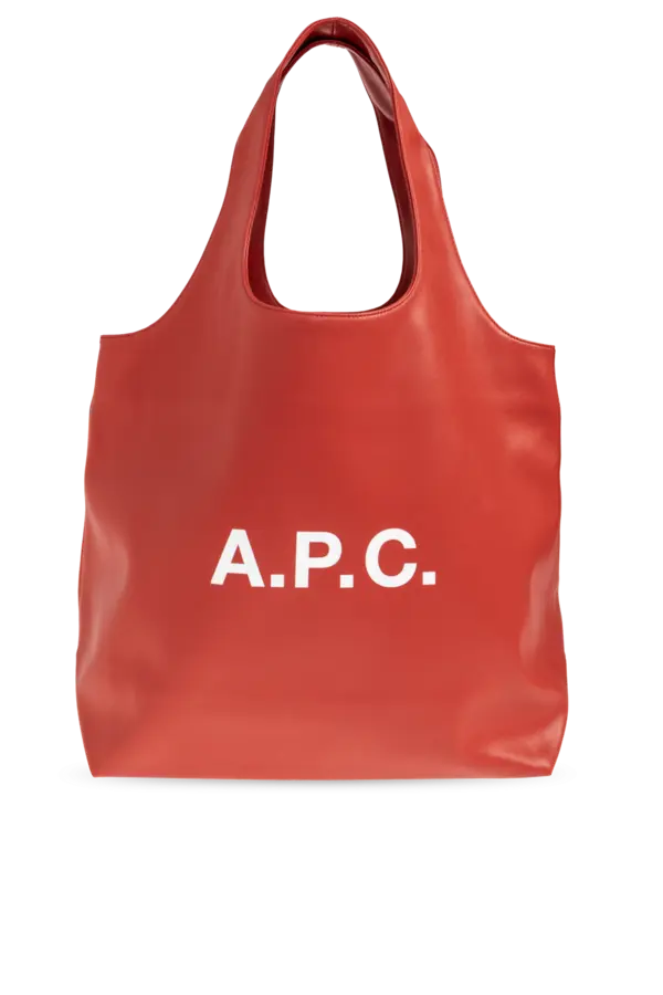 A.p.c. Ninon Shopper Bag - Red