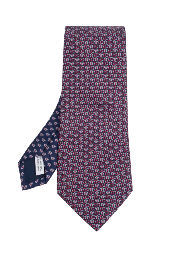 FERRAGAMO Silk Neck Tie - Red