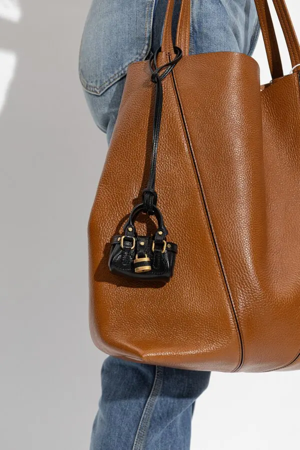 Chloé Mini Paddington Keyring - Black