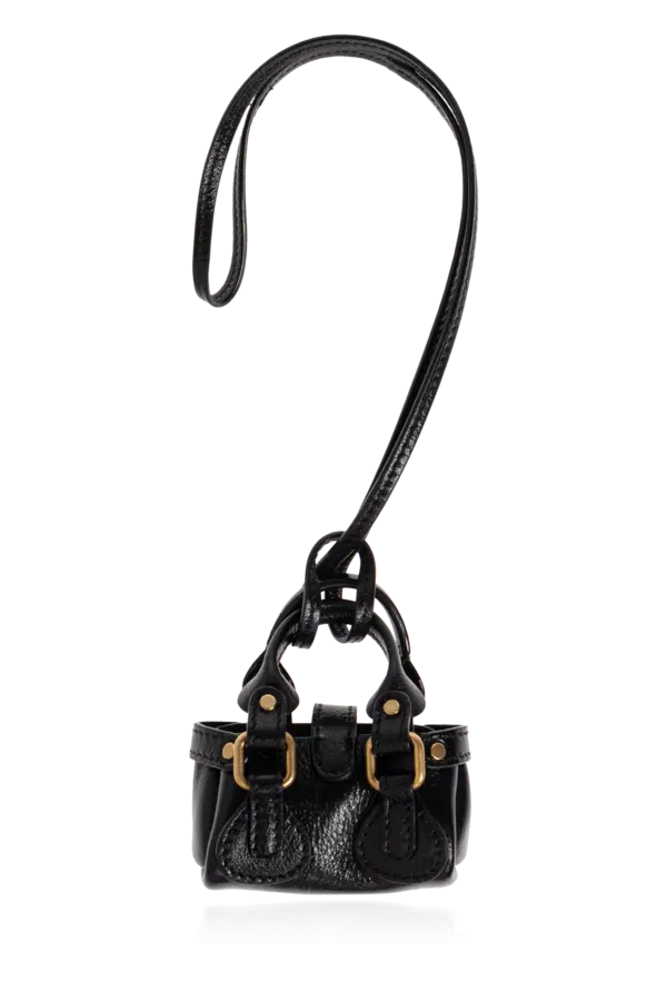 Chloé Mini Paddington Keyring - Black