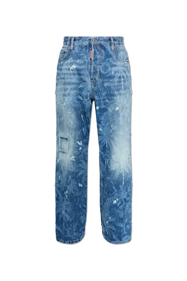 Dsquared2 Baggy Fit Jeans - Blue