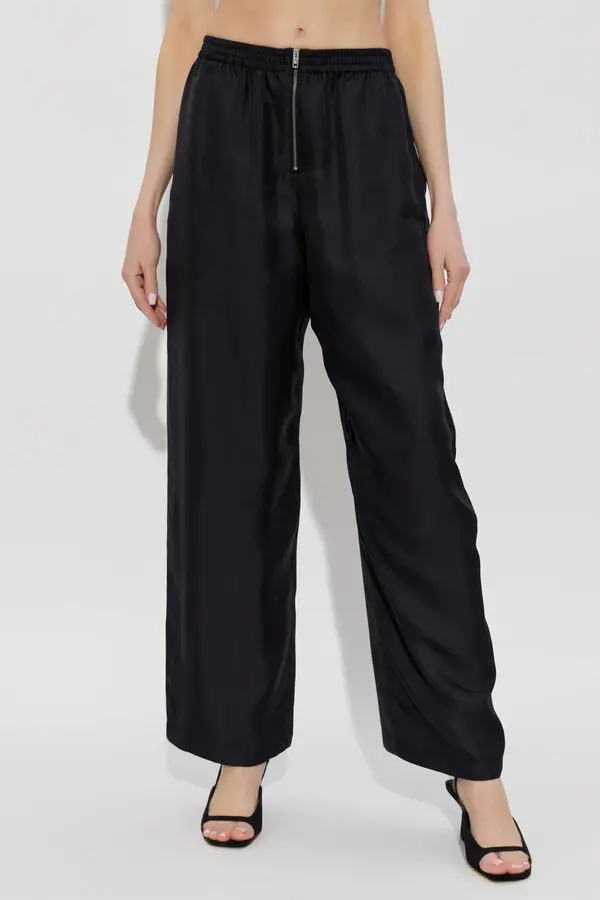 Alexander Wang Silk Wide-leg Trousers
