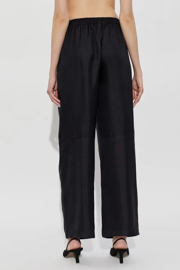 Alexander Wang Silk Wide-leg Trousers