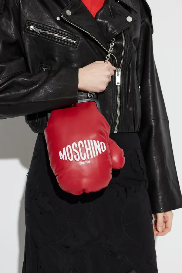 Moschino Shoulder Bag With Glove Motif