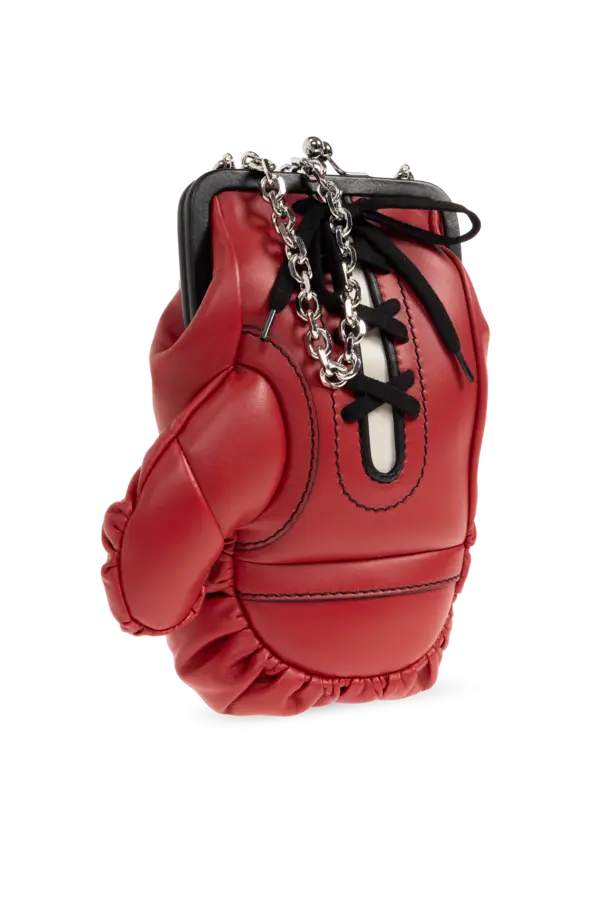Moschino Shoulder Bag With Glove Motif