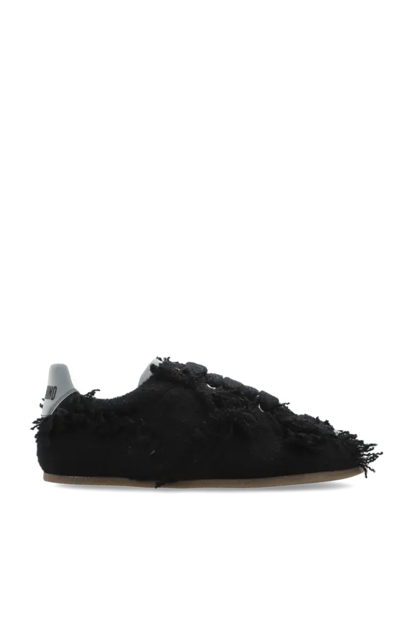 Moschino Vintage Effect Sneakers - Black
