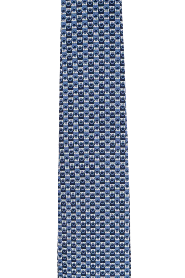 FERRAGAMO Silk Tie - Blue