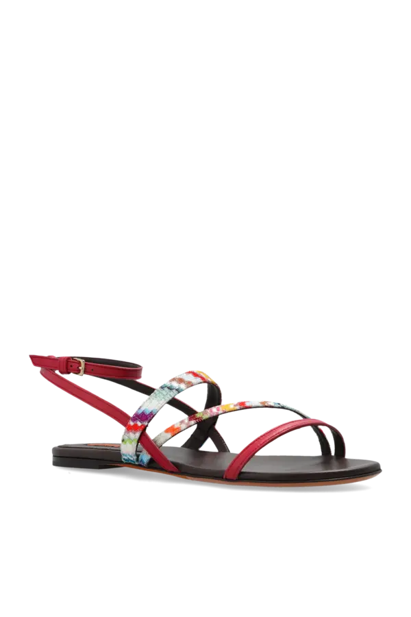 Missoni Lurex Thread Flat Sandals - Multicolour