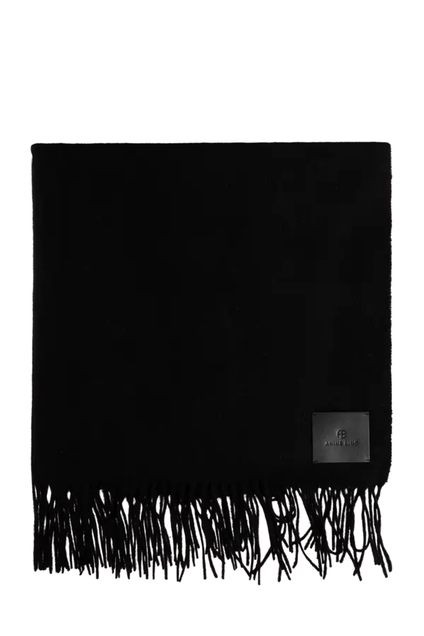 ANINE BING Wool Scarf - Black