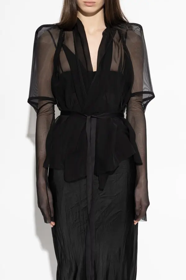 Rick Owens Transparent Blazer
