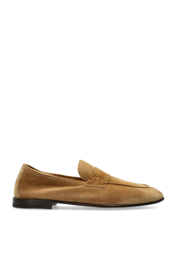 Bally Elios Suede Loafers - Beige