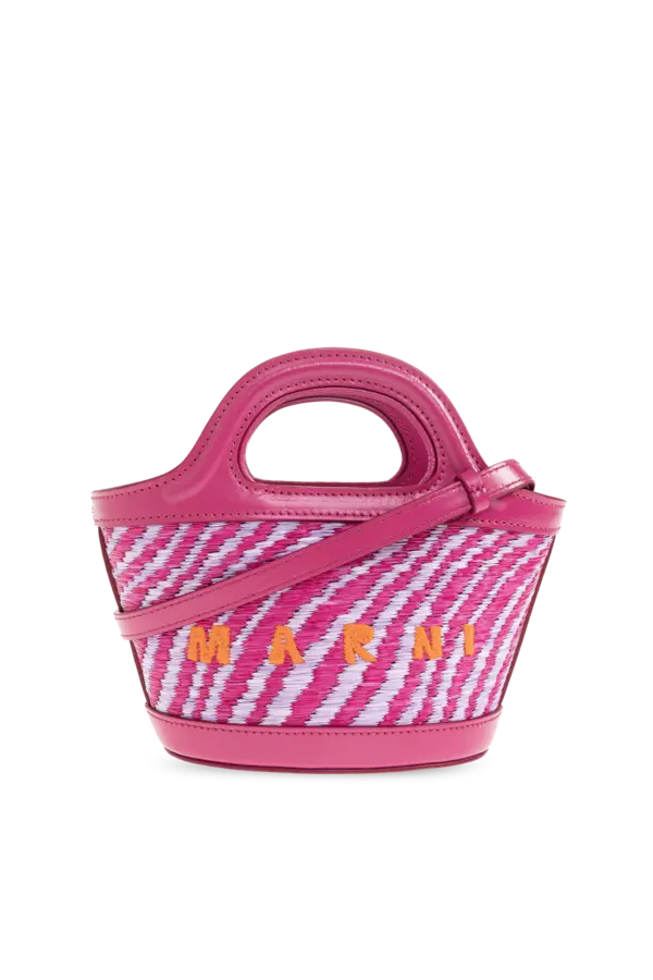 Marni Tropicalia Micro Handheld Bag - Pink