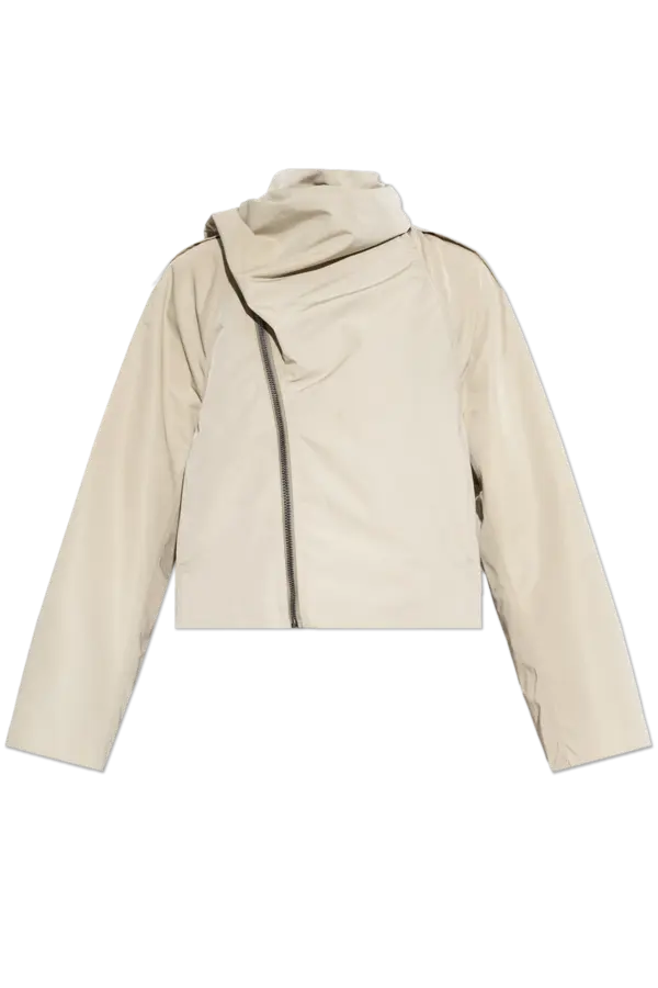 Rick Owens Jacket With Scarf - Cream