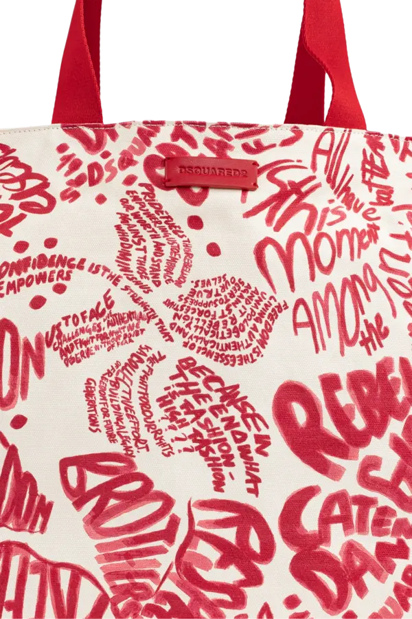 Dsquared2 Printed Shopper Tote Bag