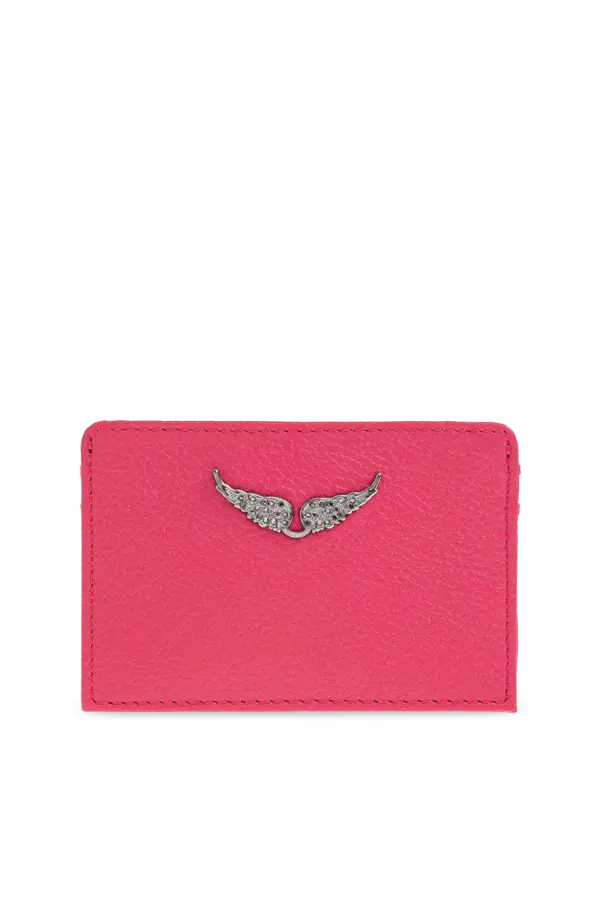 Zadig&Voltaire Leather Card Holder - Pink
