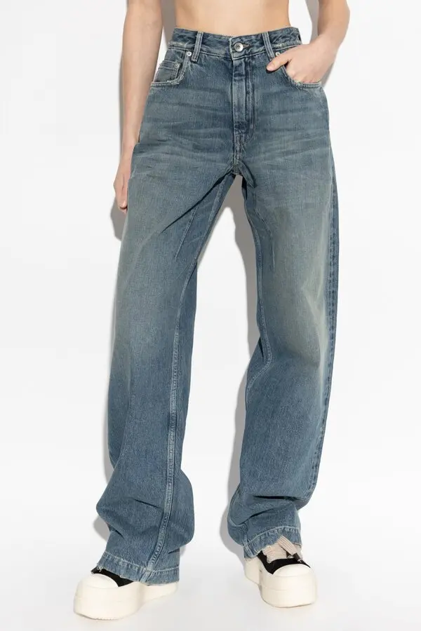 Rick Owens Wide-leg Denim Jeans - Blue