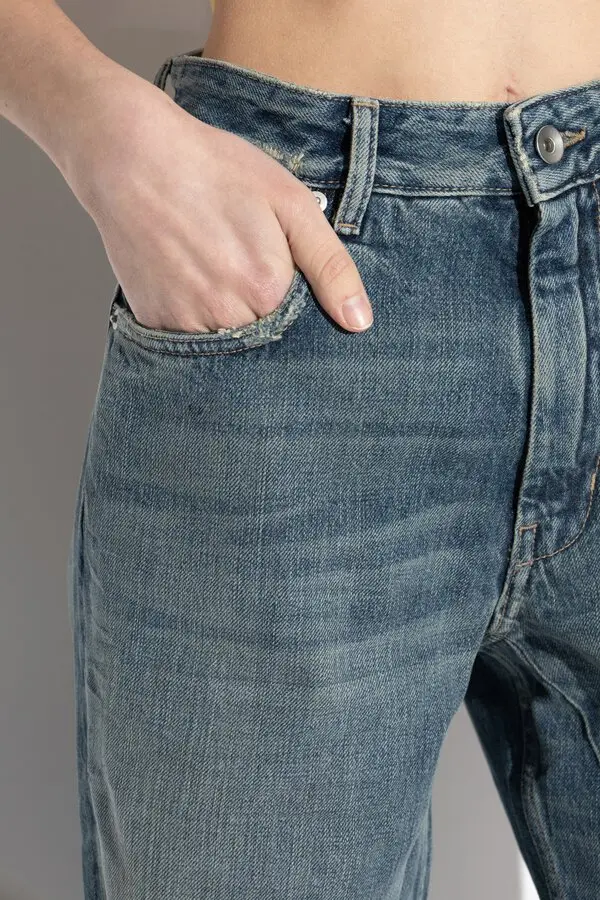 Rick Owens Wide-leg Denim Jeans - Blue