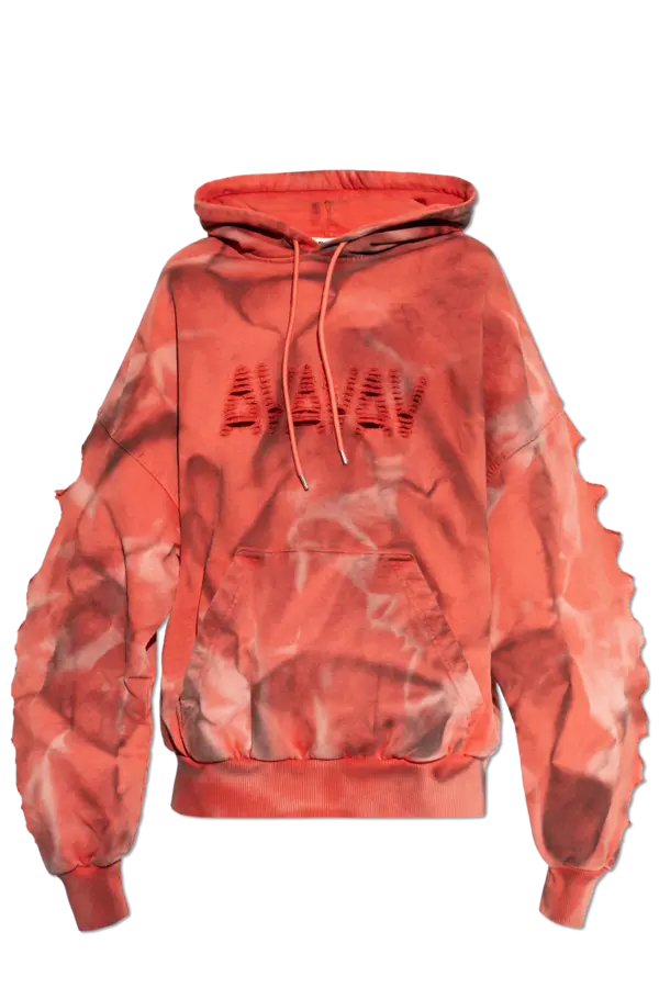 AVAVAV Sweatshirt With Embossed Embroidery - Red