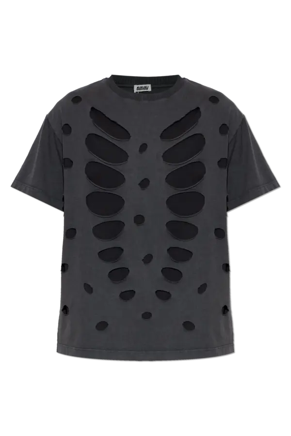 AVAVAV T-shirt With ‘vintage’ Effect - Black