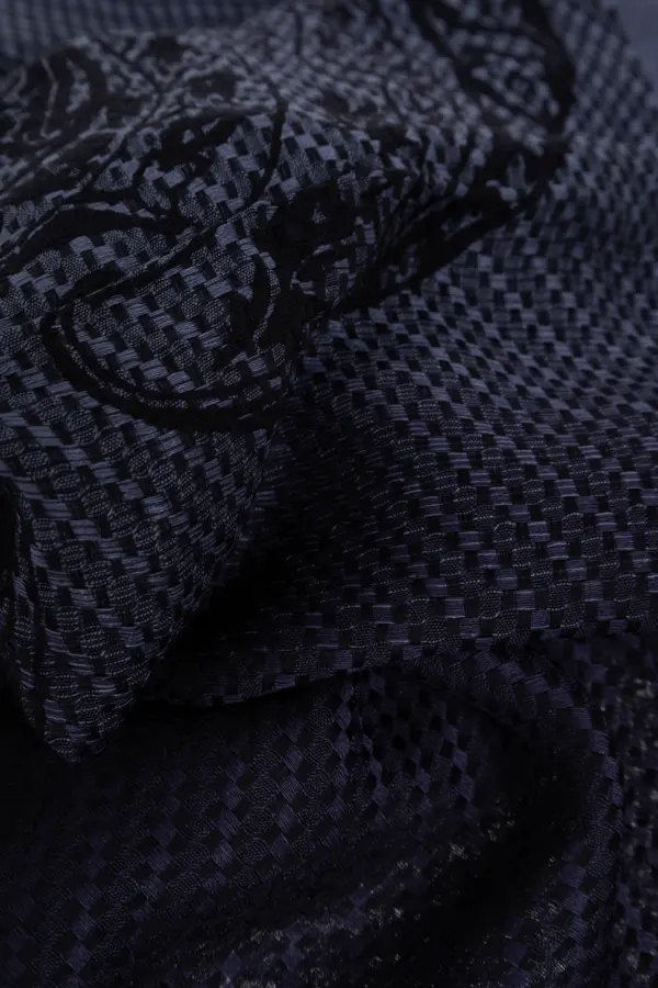Etro Scarf With A Decorative Pattern - Navy Blue
