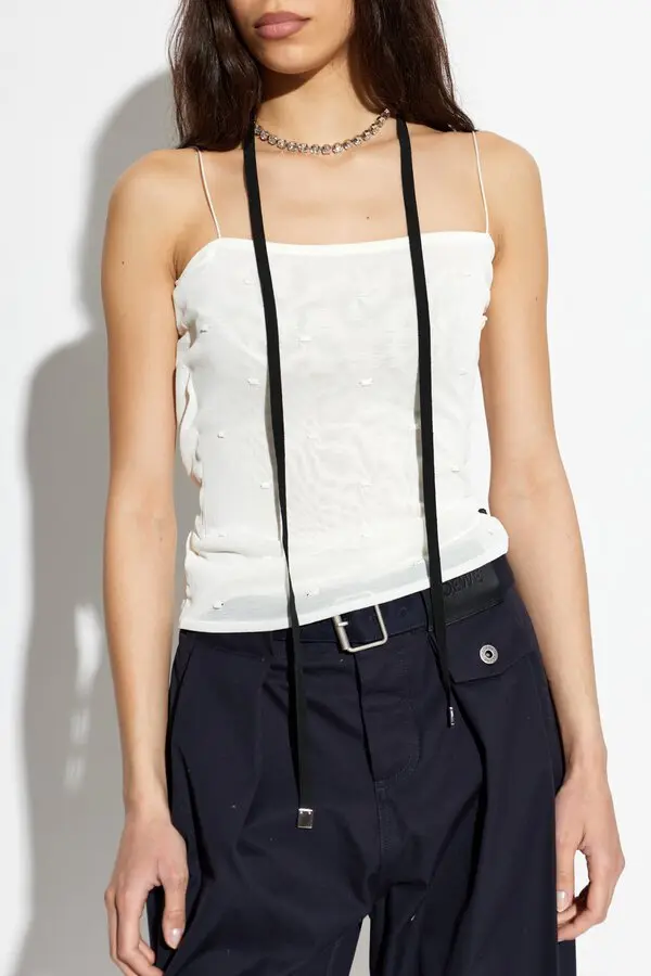 MAISON MARGIELA Necklace With Shimmering Crystals