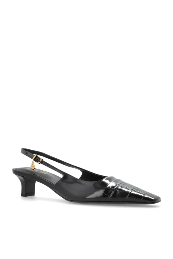 TOD’S Leather Heeled Slingbacks