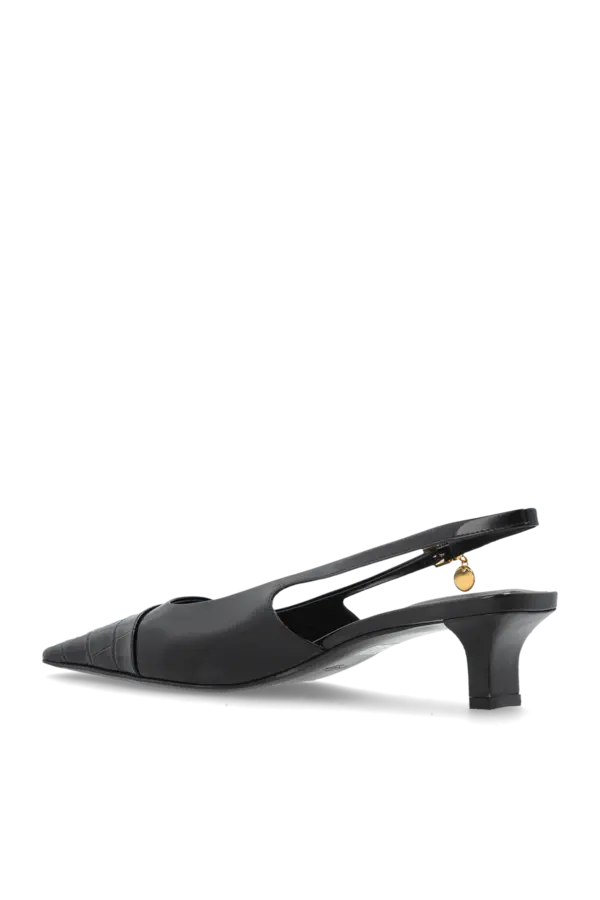 TOD’S Leather Heeled Slingbacks