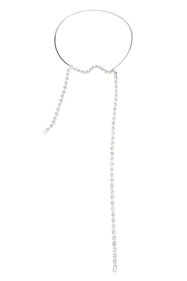 MAISON MARGIELA Choker With Crystals - Silver