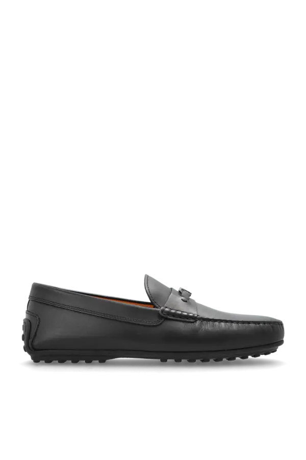 TOD’S Leather City Gommino Loafer - Black