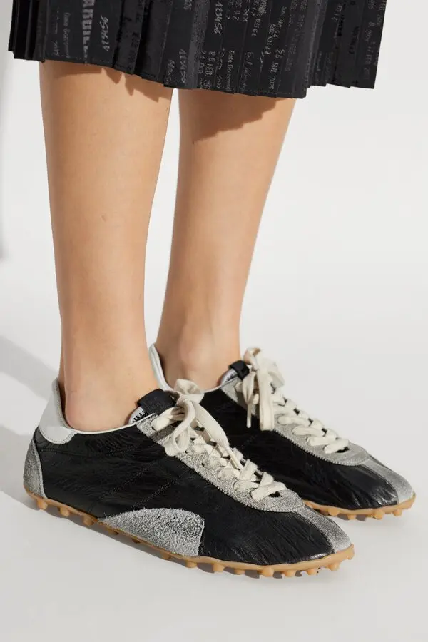 MAISON MARGIELA Sports Shoes With Logo - Black