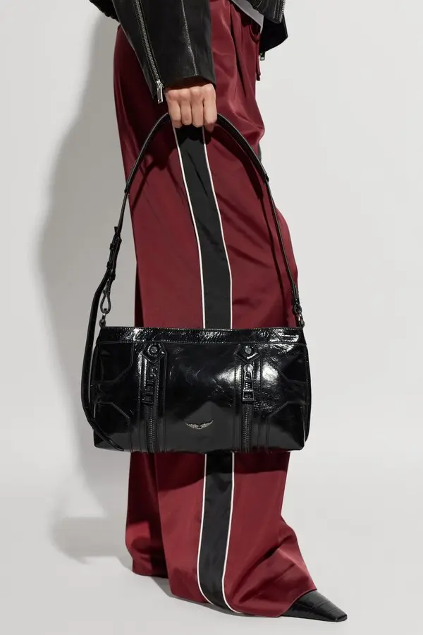 Zadig&Voltaire Sunny Moody Vintage Shoulder Bag - Black