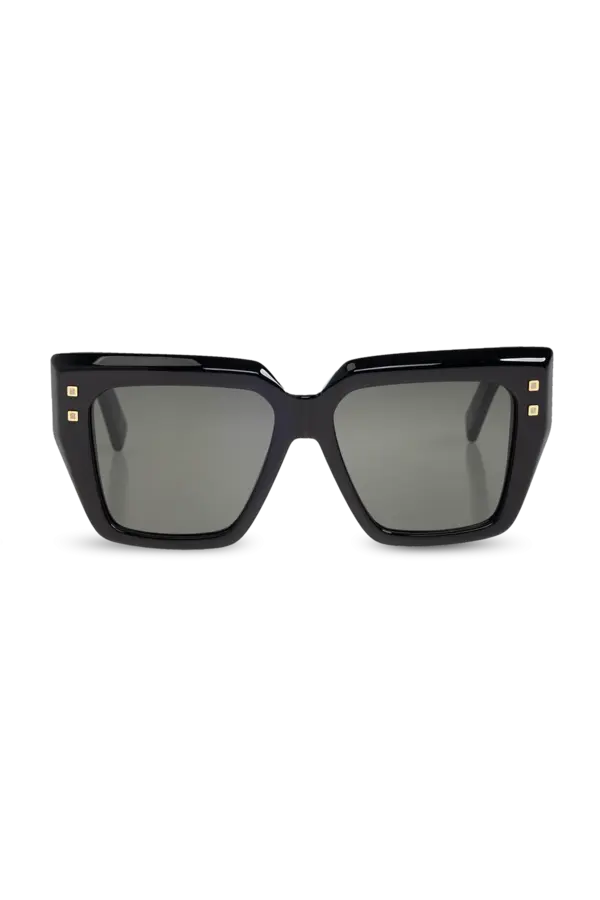 Balmain Oversized Rectangle Sunglasses - Black